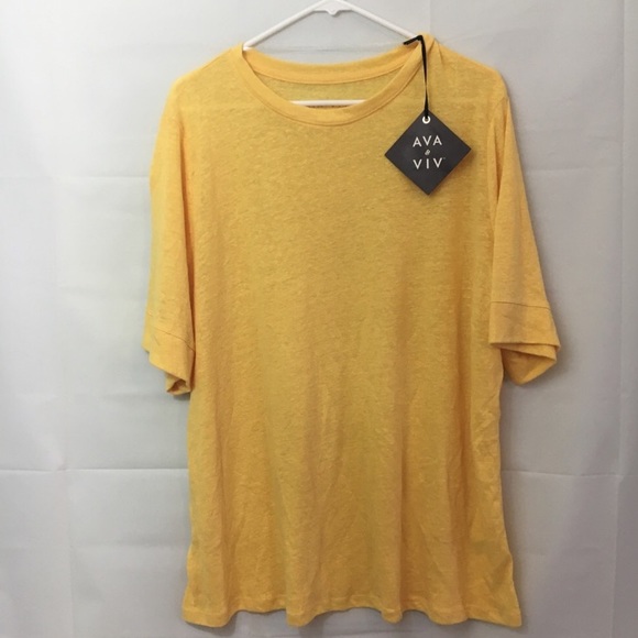 Ava & Viv | Tops | Yellow Maternity Top | Poshmark
